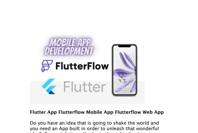 Do flutter app flutterflow mobile app flutterflow web app by Steve ... Do flutter app flutterflow mobile app flutterflow web app by Steve ...